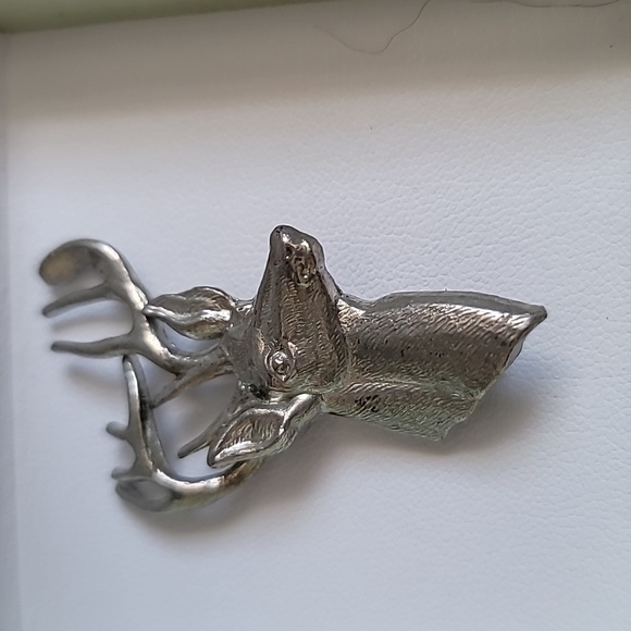 Jewelry | Vintage Stag Pin | Poshmark